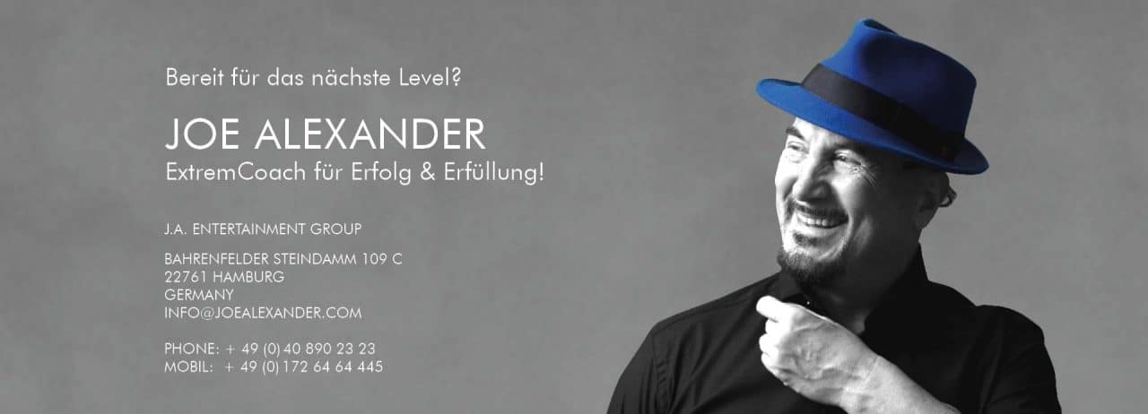 Deine Fragen, Wünsche oder Anregungen an Joe Alexander!